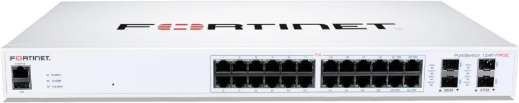 Fortinet FortiSwitch 124F-FPOE FS-124F-FPOE L2 Managed PoE Switch with 370W PoE - Syscom ...